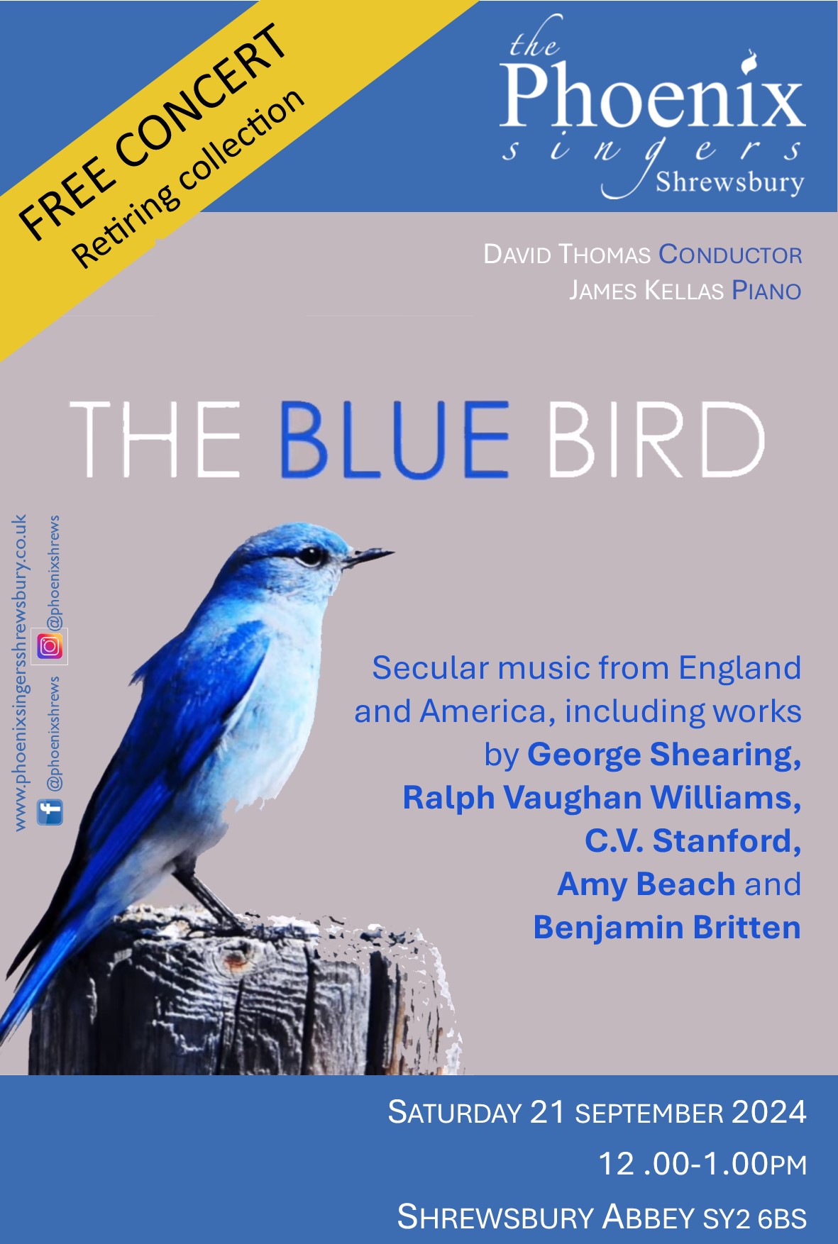 The Phoenix Singers of Shrewsbury - Past Performances